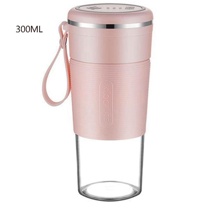 300ML Electric Juicer Blender Mixer USB Rechargeable Machine Household ...
