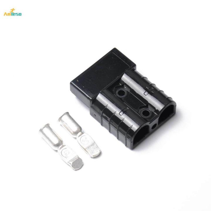 2 Sets Universal Winch Car Truck 50A 600V Plug Connector with Dust ...