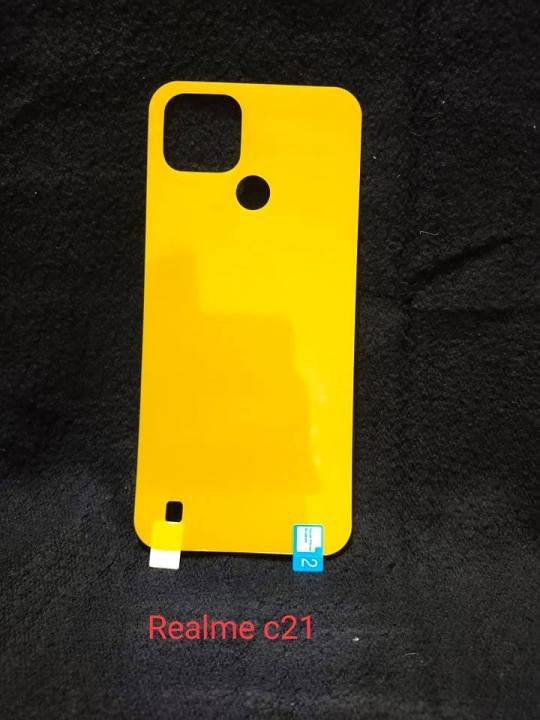 Realme C20 Premium Hydrogel Clear Back Poly Sticker | Daraz.com.bd