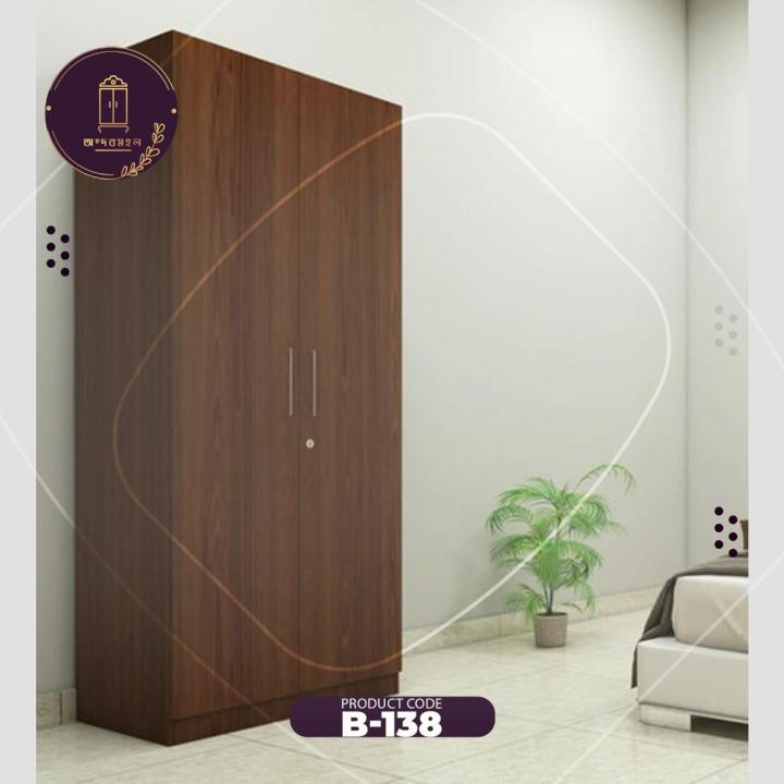 Andormahal MDF 2 doors Classic Almirah B138 6feet by 3feet by 16 inches ...
