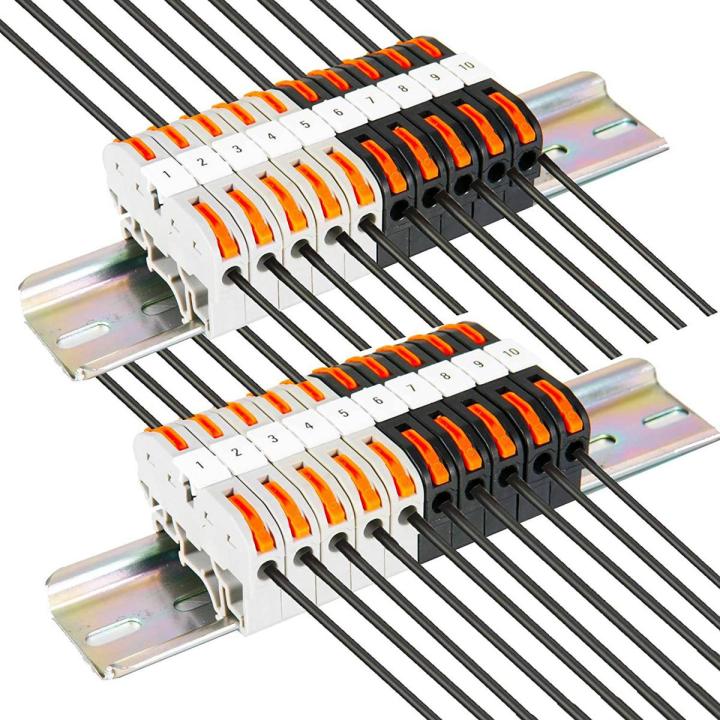 DIN Rail Terminal Blocks Kit, with Universal Compact Connectors | Daraz ...