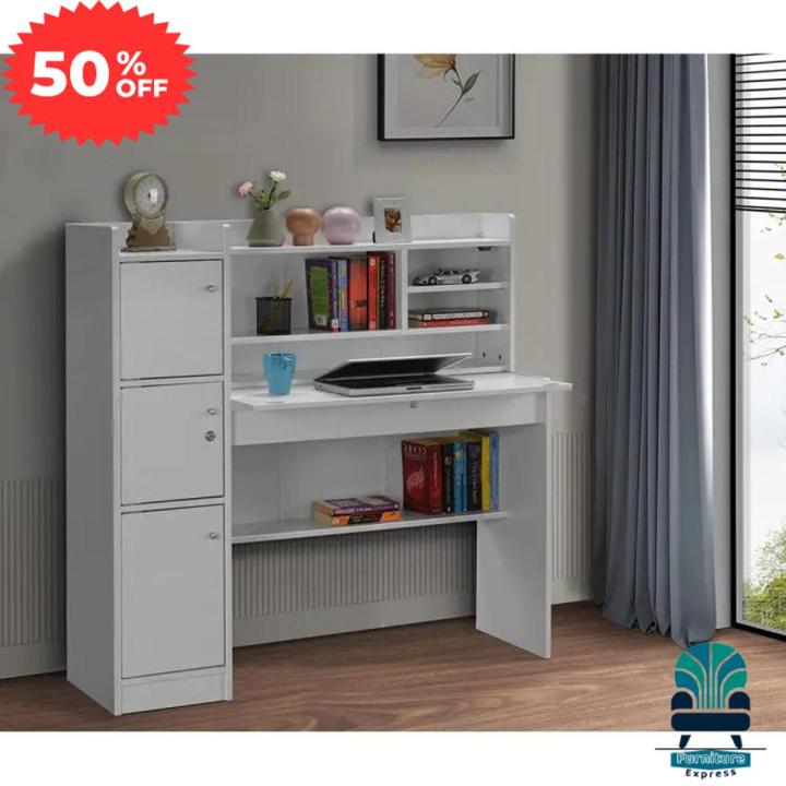 Refined Taste - Modern Reading Table/Study Desk/Laptop Desk with Three ...