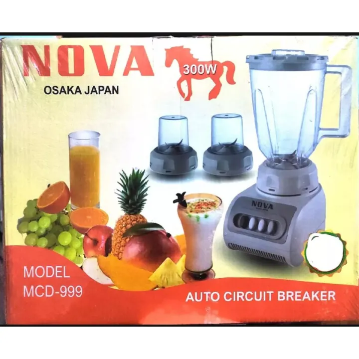 Nova/Hyundai Blender Plus Mixer Grinder (GS-999/NBB-999/NW-999) | Daraz.com.bd