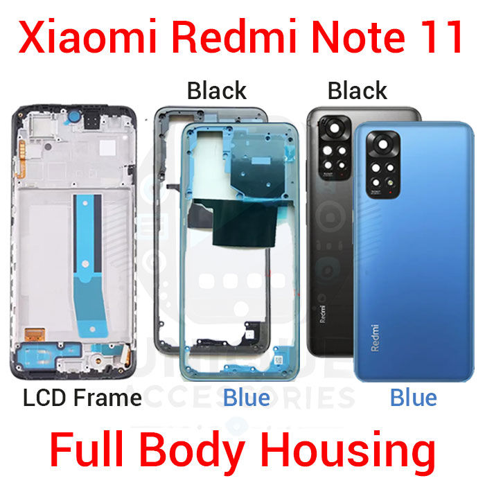 Xiaomi Redmi Note 11 2201117TG Full Body Housing With Camera Glass (LCD ...
