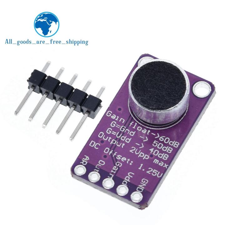 【happy one】TZT MAX9814 Microphone AGC Amplifier Board Module Auto Gain ...