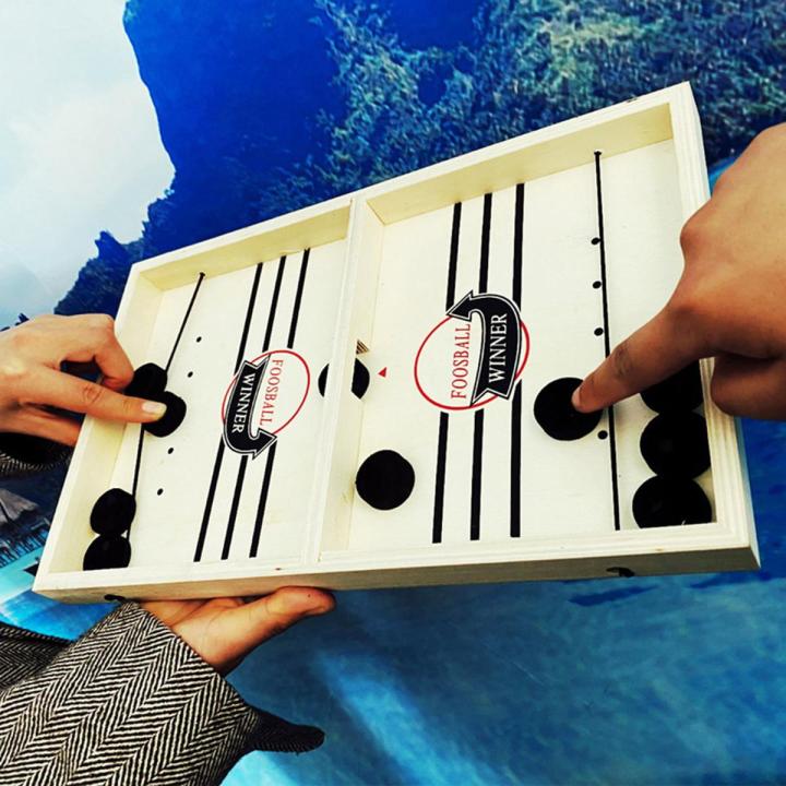 【Happy baby toy store】Foosball Winner Board Game Bounce Chess Eject ...
