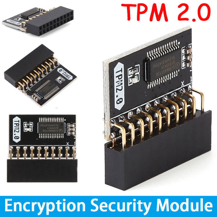 TPM 2.0 Encrypted Security Module Board LPC 14/18/20 Pin Mainboard Card TPM2.0 Module for ASUS ...