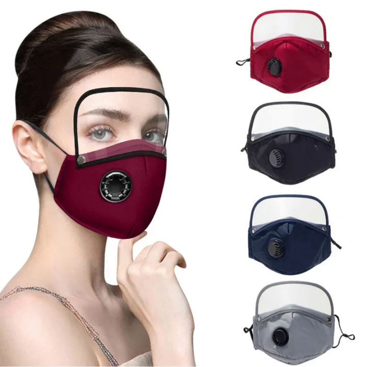 Reusable Washable Face Masks with10 Replaceable Pm2.5 Filter Mouth Dust ...