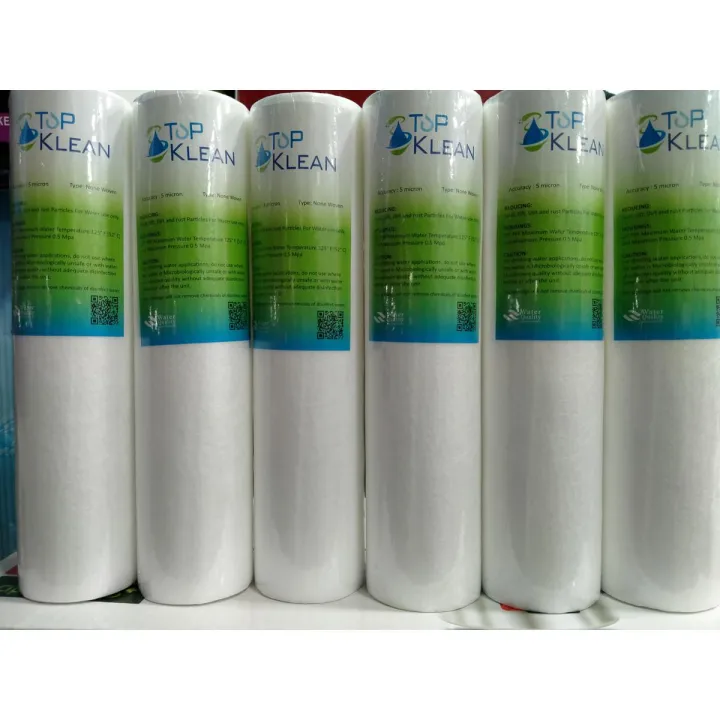 PP Sediment Filter Top Klean 10×2.5 inch 3pcs. | Daraz.com.bd