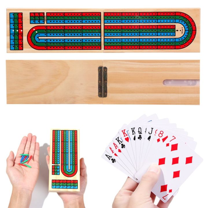 New Wooden Cribbage Wars Board Game Scoreboard Classic Cribbage Board ...
