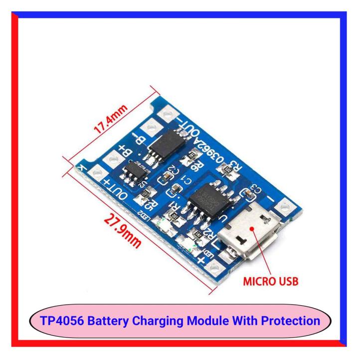TP4056 Lithium Battery Charger and Protection Module | Daraz.com.bd