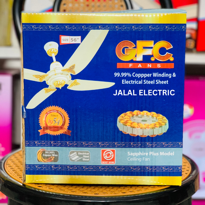 GFC SAPPHIRE PLUS 56" Ceiling Fan (4 Blades) | Daraz.com.bd