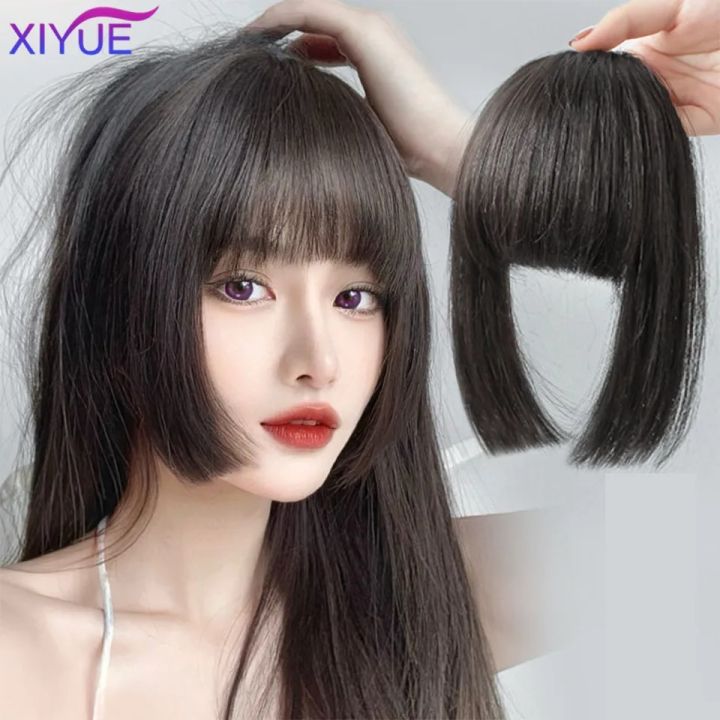 XIYUE Princess Cut Wig Piece Liu Hainv Natural Qi Liu Hainv Piece Hime ...