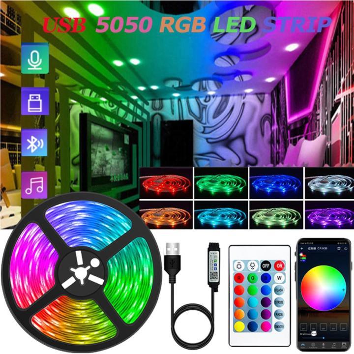 RGB Full Color SMD5050 5 Meter LED Strip DC 12V 16 Color LED Strip ...