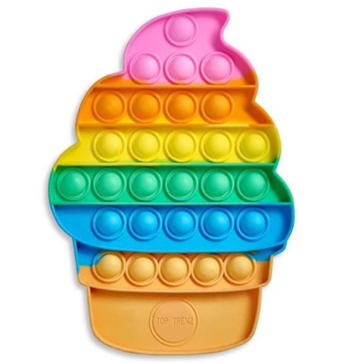 Push Pop it Bubble Sensory Poppet Fidget Toys Stress Relief Silicon ...