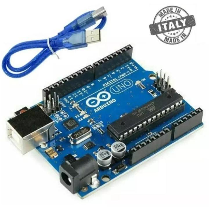 Arduino Uno R3 ATmega328 (Made in Italy) Blue | Daraz.com.bd