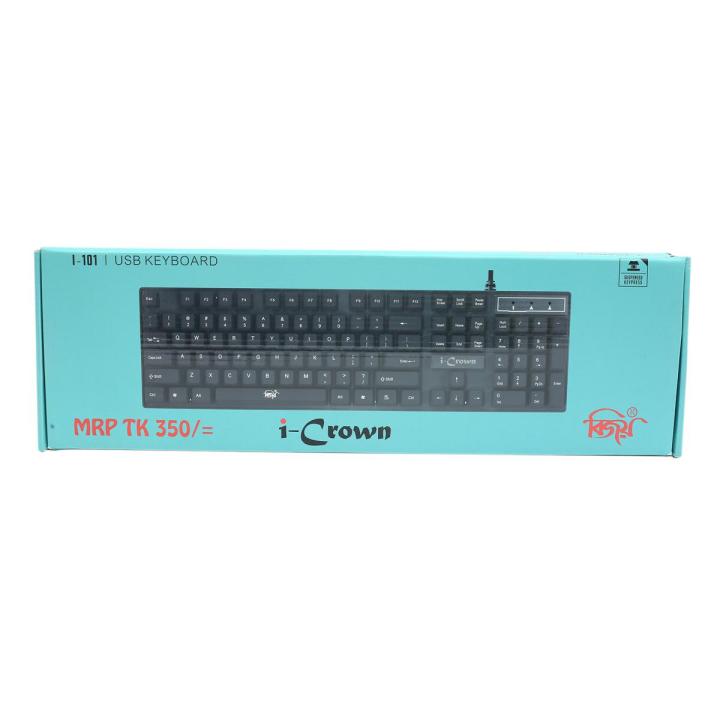 i-Crown I-101 Wired Keyboard | Daraz.com.bd