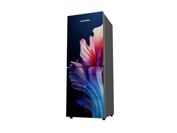 Jamuna Refrigerator JE6-BM3D8QD Blue Hibiscus | Daraz.com.bd
