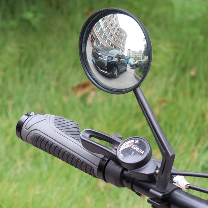 Bicycle Round Mirror Mountain Bike Mirror Safety Mirror Road Bike ...
