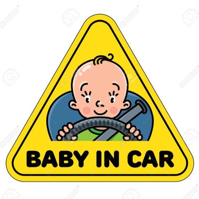 Baby in car sticker Reflective | Daraz.com.bd