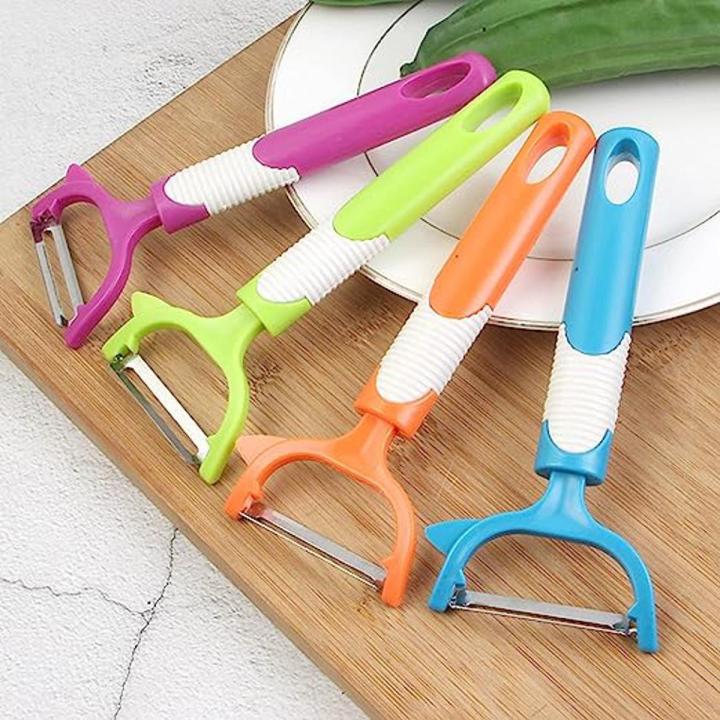Kitchen Special Peeler | Stainless Steel Peeler | Plastic Handle Melon ...