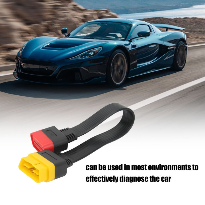 OBD2 OBDII Extension Cable 16Pin Male To Female Diagnostic Connector ...