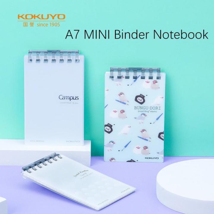 KOKUYO Mini Binder Notebook A7 Campus Smart Ring Memo Note WSG-MER520 ...