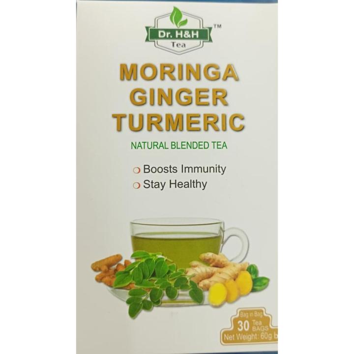 MORINGA GINGER TURMERIC TEA | Daraz.com.bd