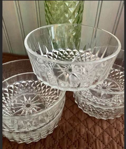 Bati Set/Snack Bowl Set/Soup Set/Firni Bati Set/Glass Bowl Set N-22B-6 ...