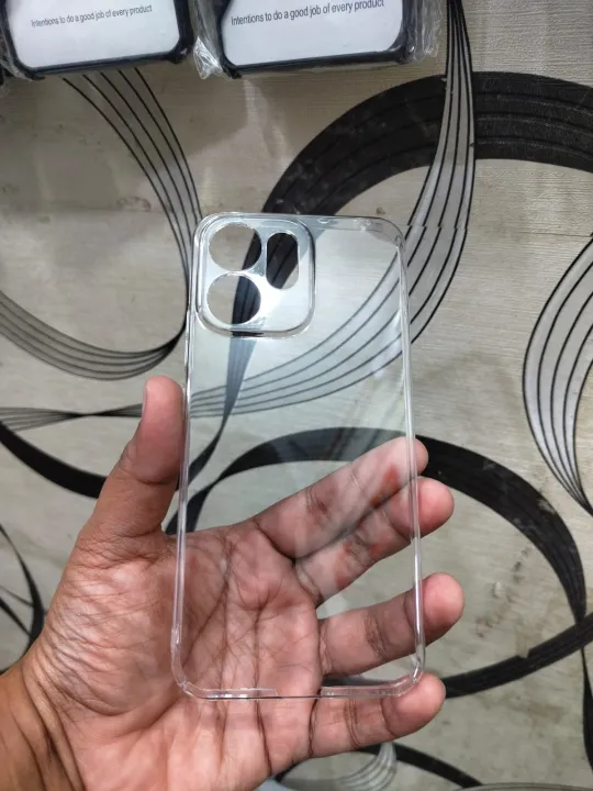 ANTI YELLOW UNIQUE CASE CLEAR HARD TRANSPARENT PHONE BACK COVER FOR ...