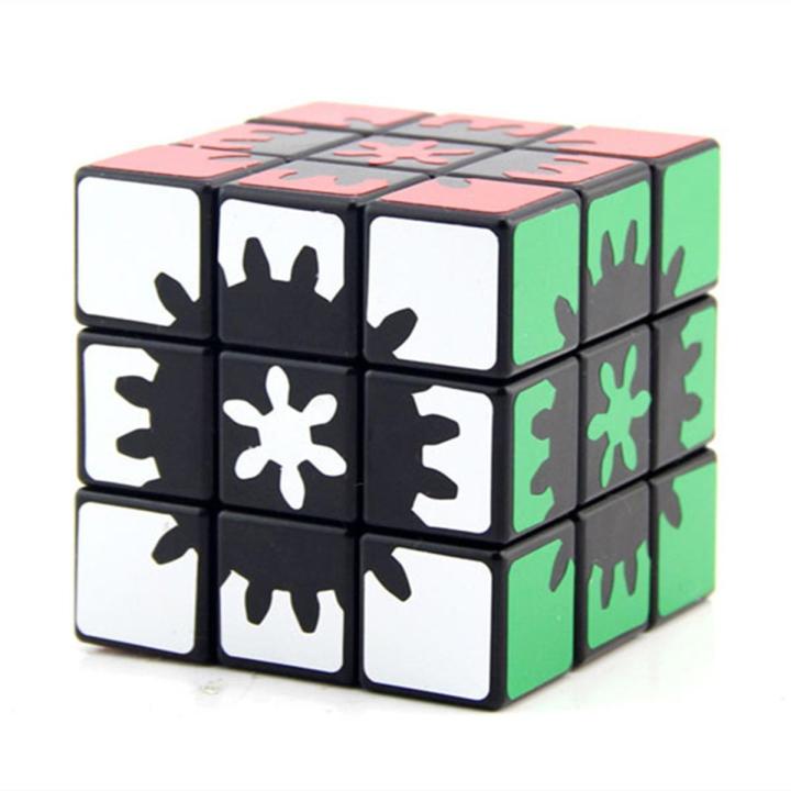 【happy one】Lanlan Magic Cube 3x3x3 Puzzle Cube Toys with Built-in Gear | Daraz.com.bd