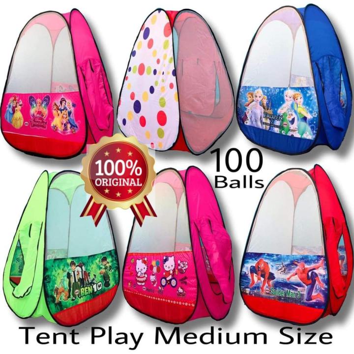Big size Tent play house wite 100 peace ball | Daraz.com.bd