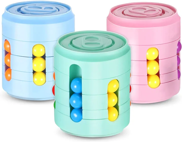 Rotating Magic Bean Can Shape Cube Intelligent Stress Relief Toy ...