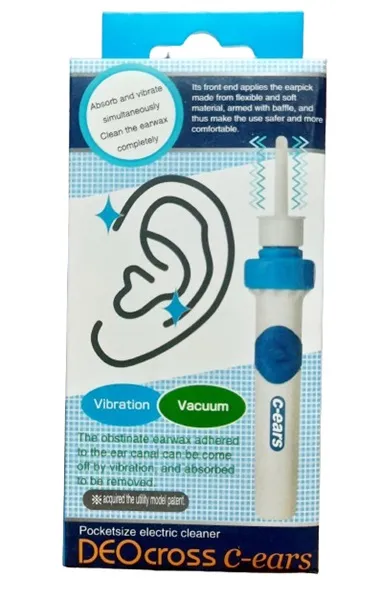 C-Ears Vibration and Vacuum Ear Wax Cleaner with storage box | Daraz.com.bd