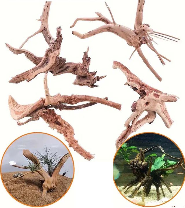 Good day 3pcs Spider Wood Driftwood Aquarium Decorations - Aquatic ...