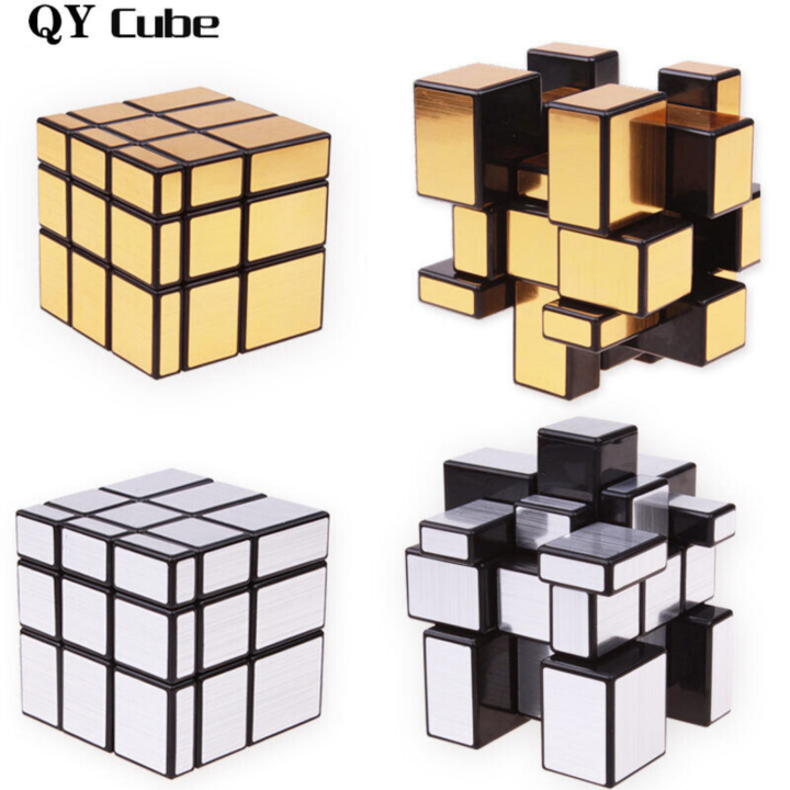 QiYi Mirror Cube 3x3x3 Magic Cube Speed Cubo Professional Puzzle Cubo ...
