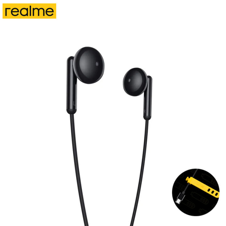 Realme Buds Classic Type-C RMA2005 Wired Earphone Semi-in-Ear Headset ...
