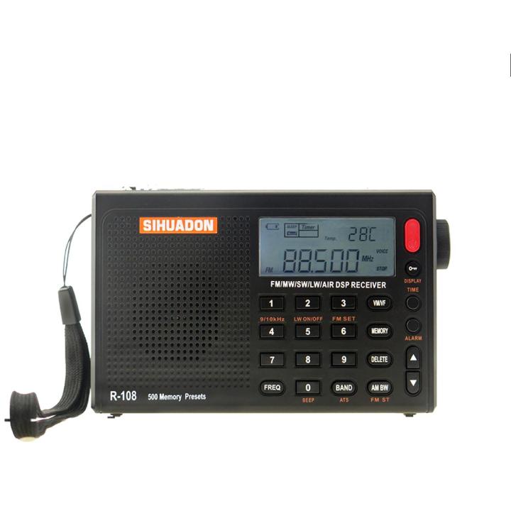 SIHUADON R-108 Radio FM Stereo Digital Portable Radio AM SW Air Radio ... SIHUADON R-108 Radio FM Stereo Digital Portable Radio AM SW Air Radio ...