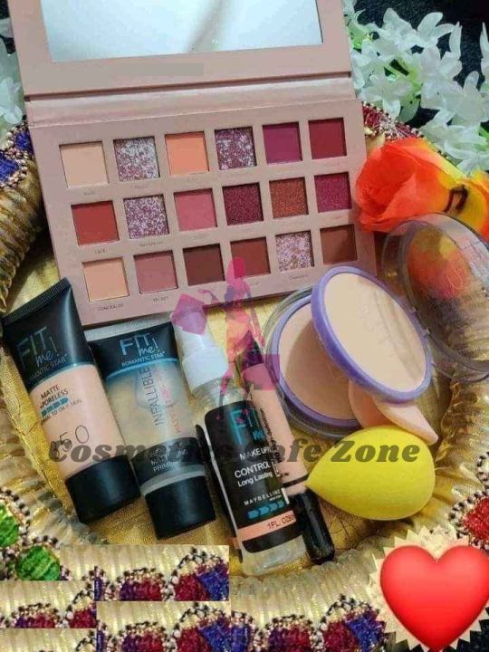 7 IN 1 MAKEUP COMBO SET WITH FULL MAKEUP COVERAGE | Daraz.com.bd