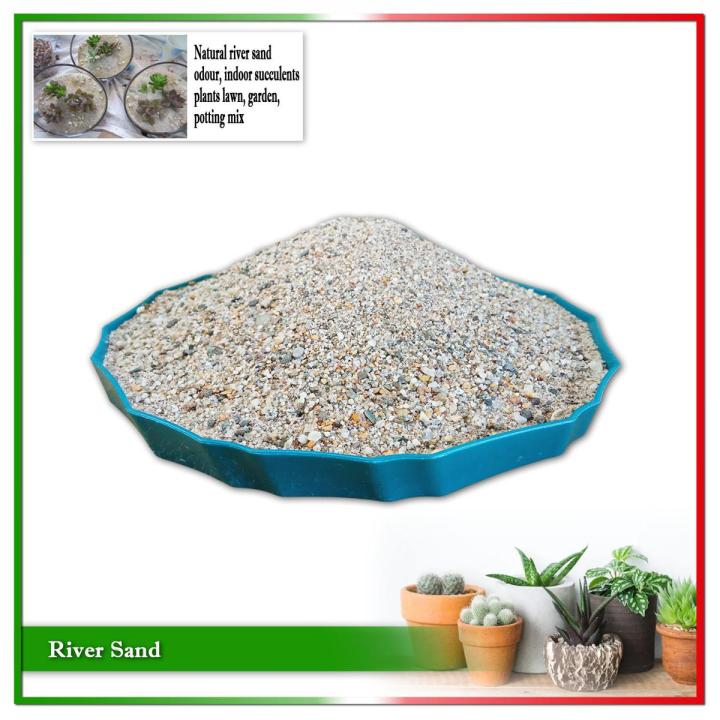 Natural River Sand (Premium Quality) - 5Kg - Improve Soil Quality With ...
