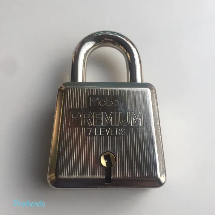 Indian Mobaj Steel PadLock 60mm with Key Ring | Daraz.com.bd