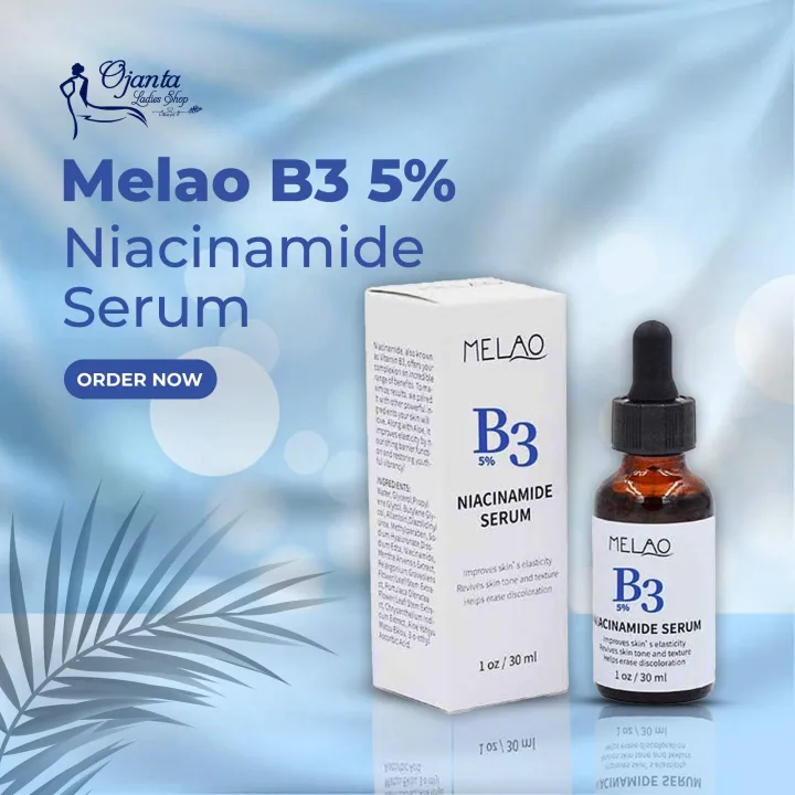 Melao B3 5% Niacinamide Serum – 30 ml (Liquid Pink Color) | Daraz.com.bd
