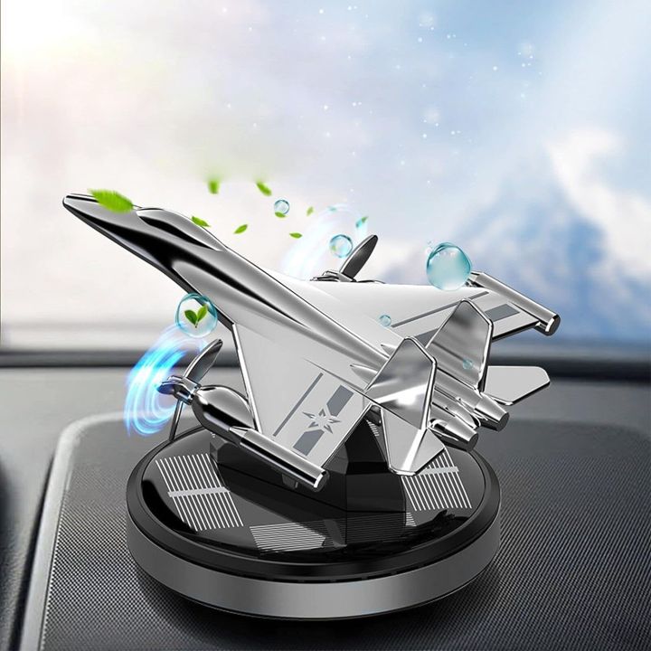 Car Air Freshener,Rotating Solar Aromatherapy Essential Oil Diffuser ...