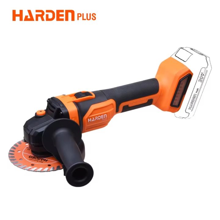 HARDEN 5" Angle Grinder 20V Li-ion Brushless Cordless Angle Grinder 0 ...