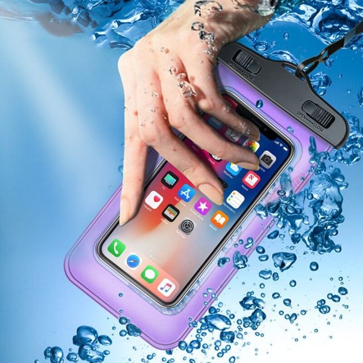 Waterproof Mobile Bag PVC Mobile Phone Cases Clear Pouch Case Water ...