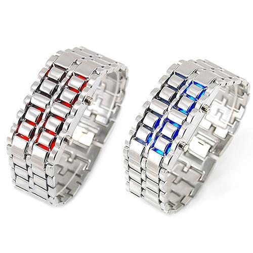 Japanese Style Inspired Led Iron Watch Samurai | Daraz.com.bd