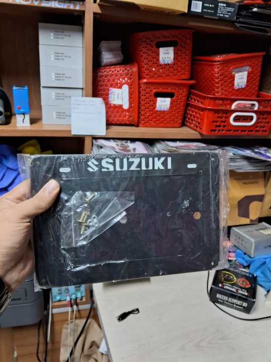 Suzuki Metal Number Plate License Plate For All Suzuki Motorcycle ...