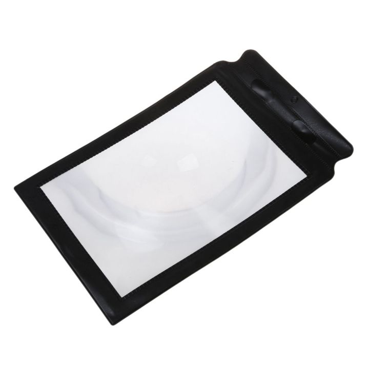 A4 Full Page 3x Magnifier Magnifying Glass Book Reading Aid Lens ...