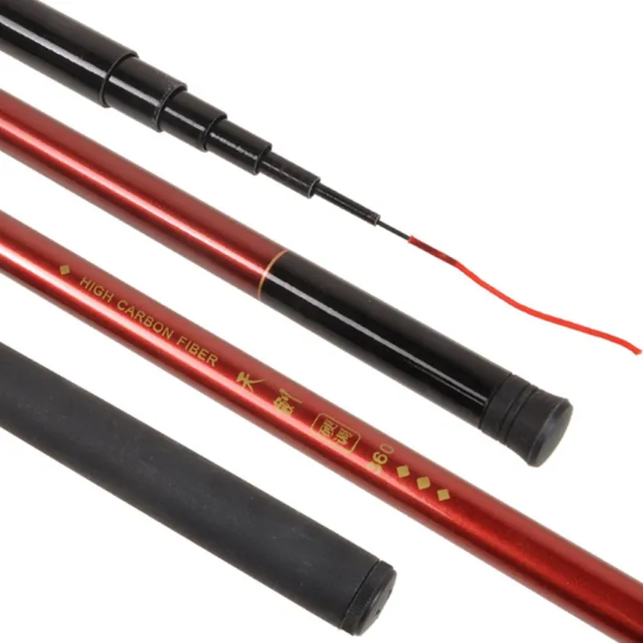 FRP Telescopic Hand Fishing Rod Carp Feeder Stream Hand Pole Travel ...