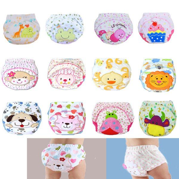 Baby diapers cotton training pants reusable cloth diapers diapers ...